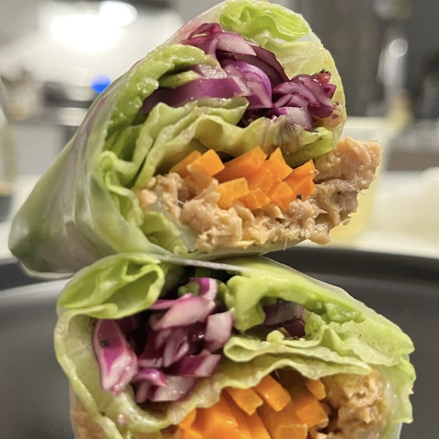 Quick and Healthy Spring Rolls | For Cooking Blog by jes